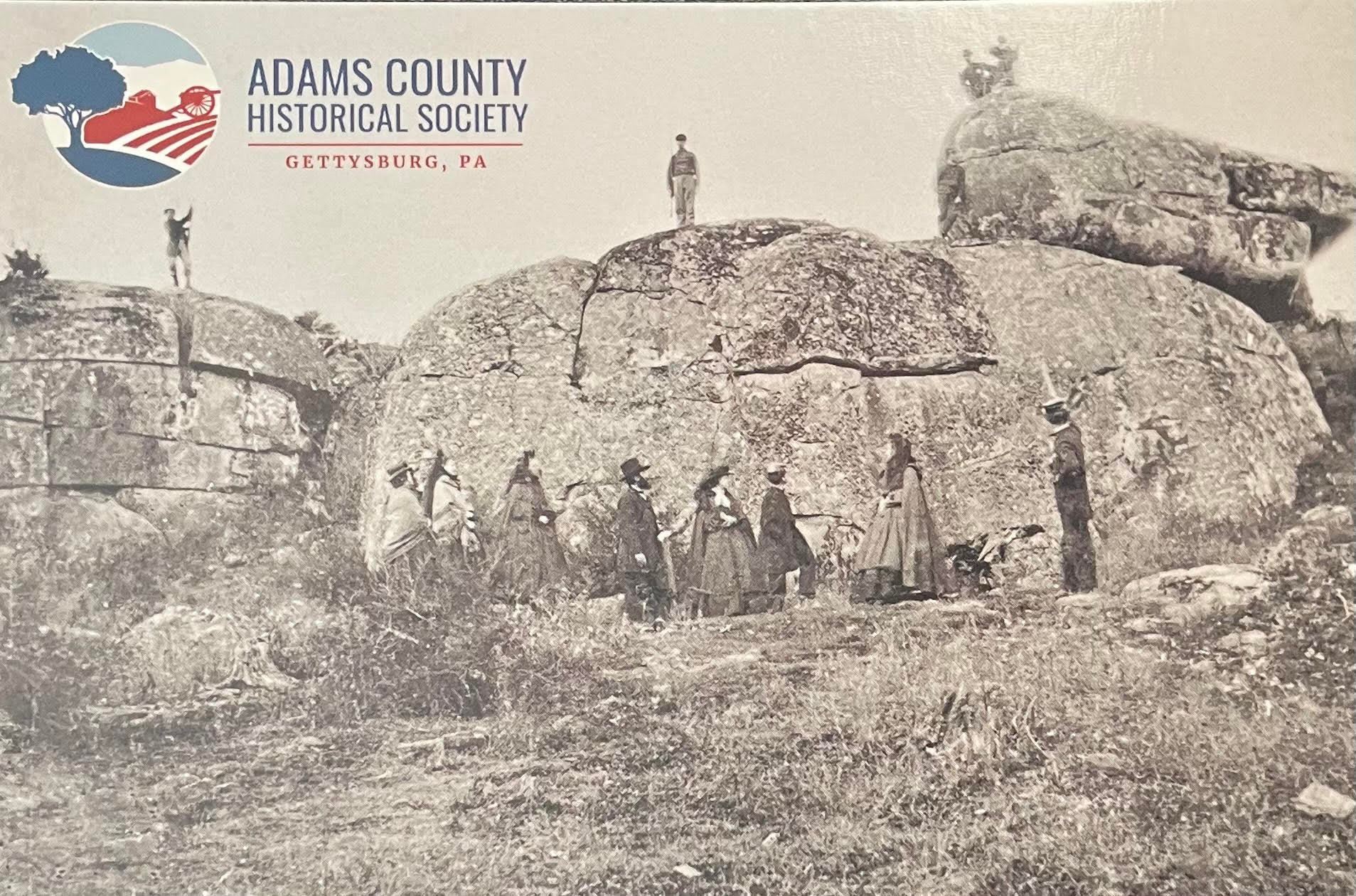 Devil's Den 1863 Postcard | Adams County Historical Society